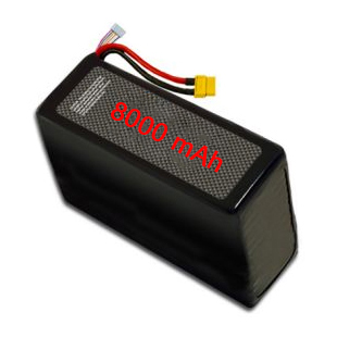 Batteries 8000 mAh LiPo - Drones Dji S800 S900 S1000 - Horus Dynamics
