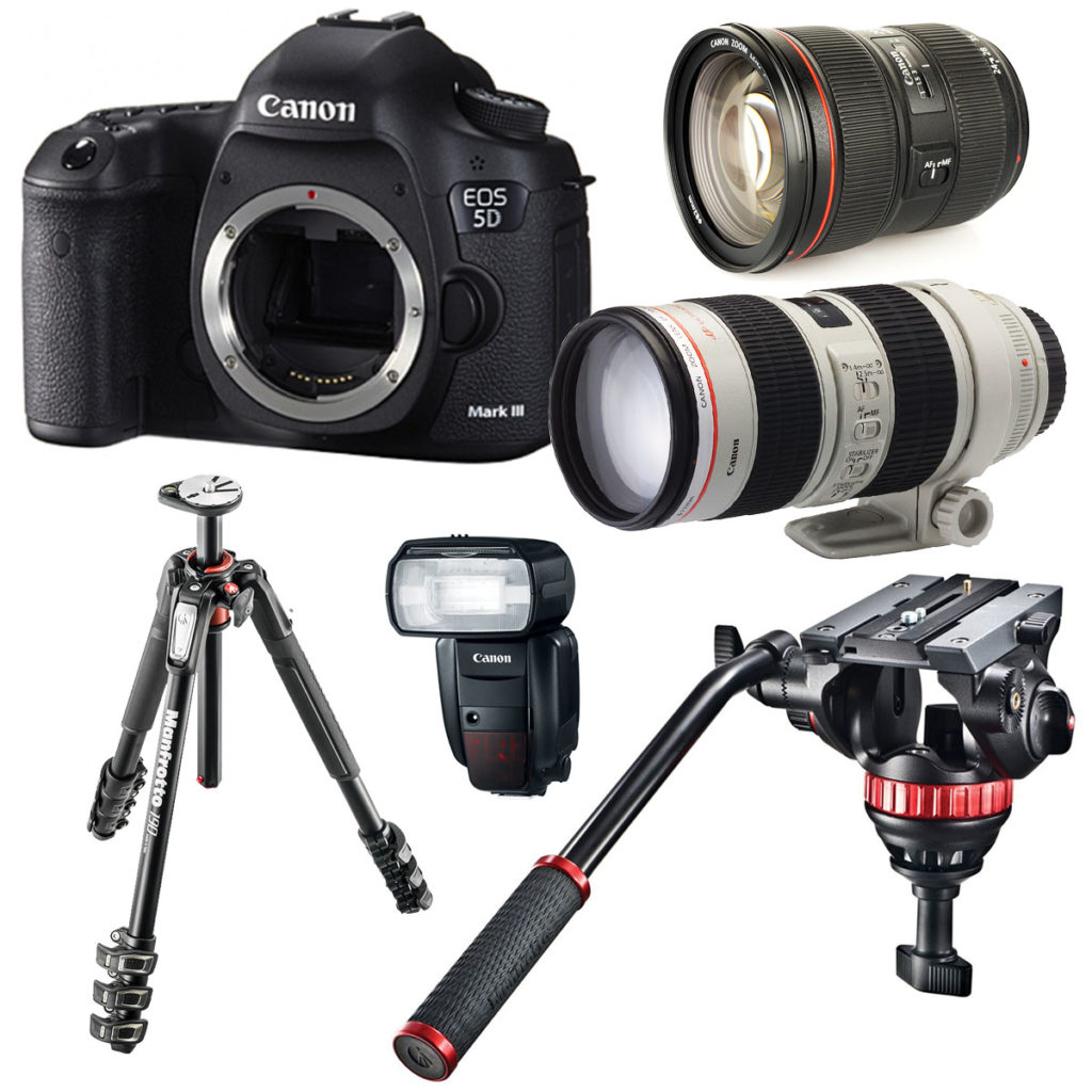 Canon Rental Complete kit Professional Videos and Photos